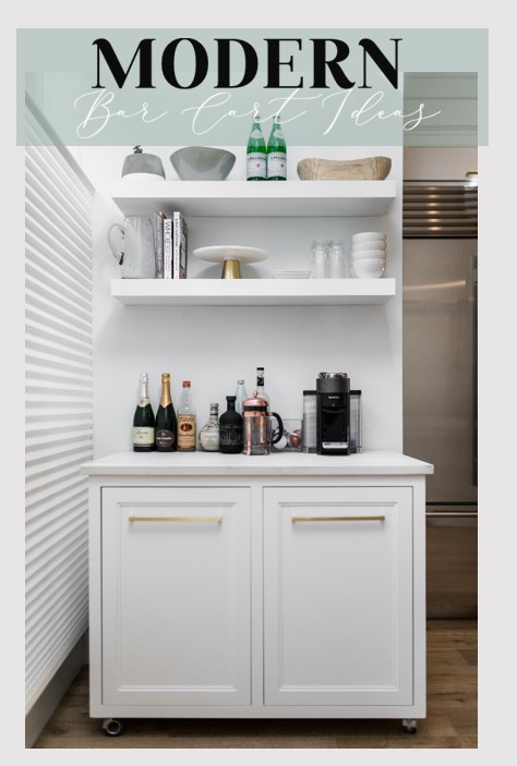 Modern Bar Cart & Wet Bar Ideas | Synergy Home Builders